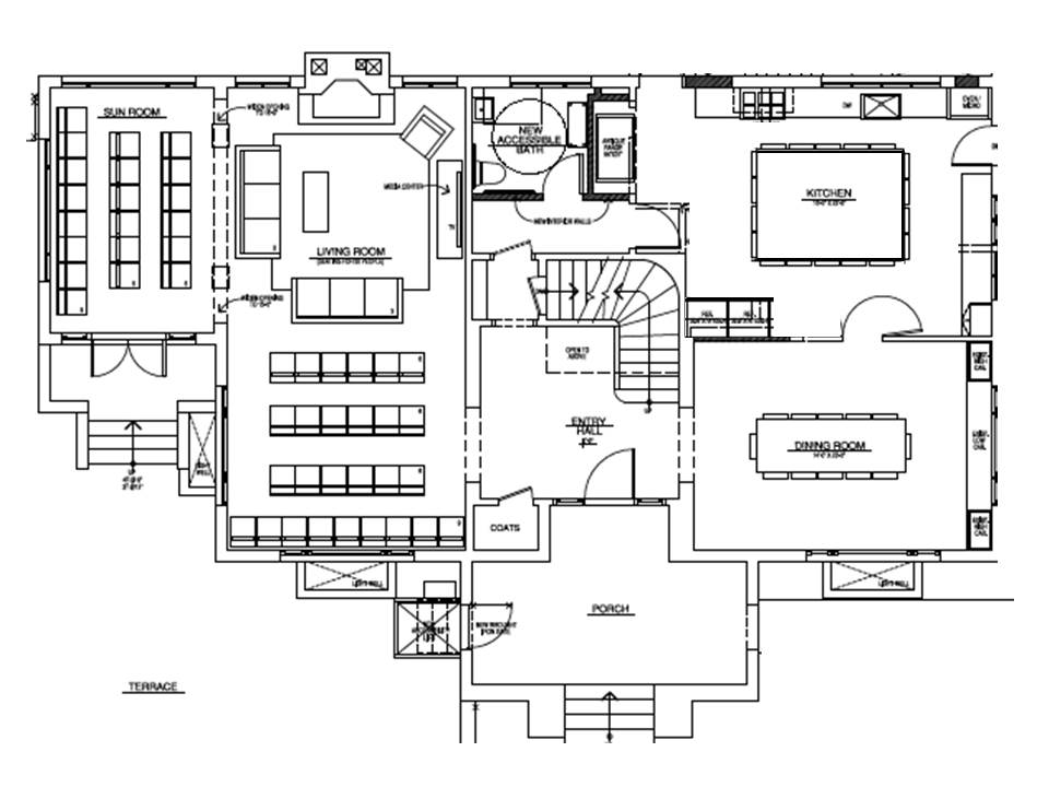 Downstairs Floor Plan Junior League Of San Diego